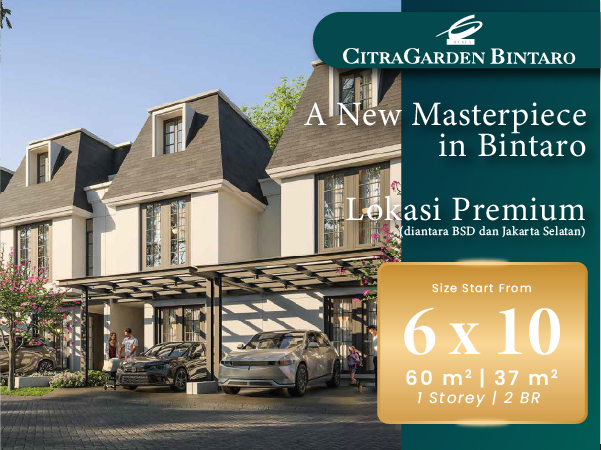 CitraGarden Bintaro perumahan dengan lingkungan hijau asri